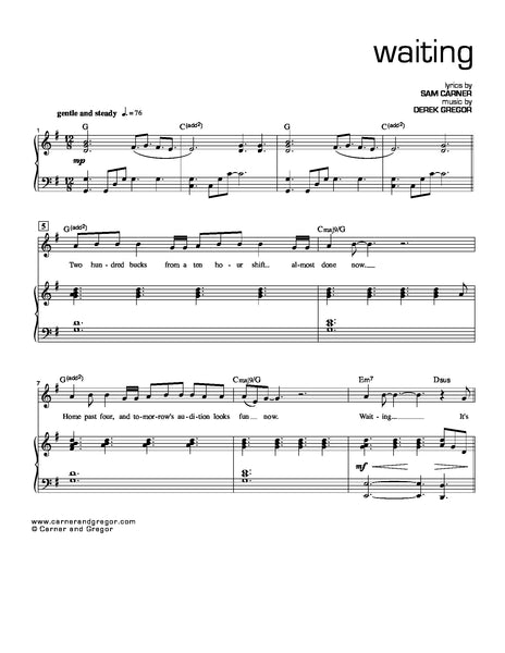 Waiting (Male version) – NewMusicalTheatre