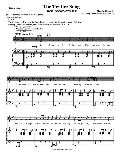 The Twitter Song – NewMusicalTheatre