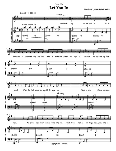 Let You In – NewMusicalTheatre