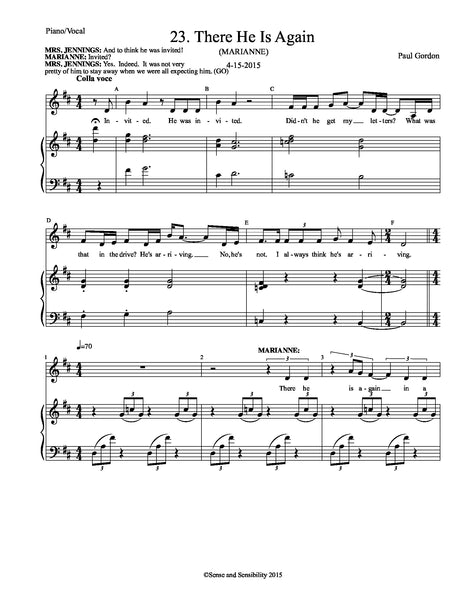 There He Is Again – NewMusicalTheatre