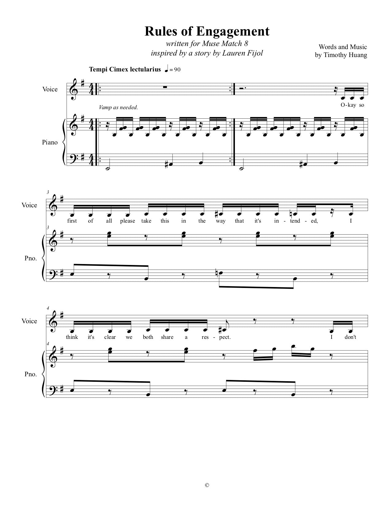 Rules of Engagement – NewMusicalTheatre