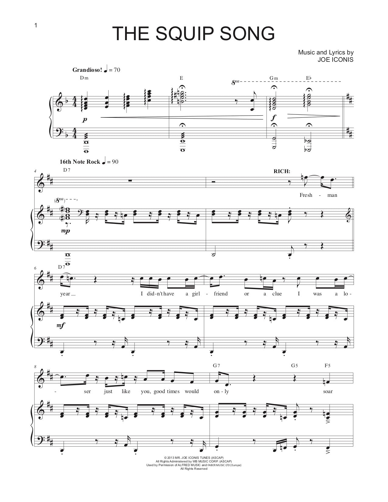 The Squip Song – NewMusicalTheatre