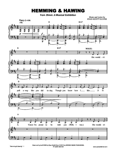 Hemming and Hawing – NewMusicalTheatre